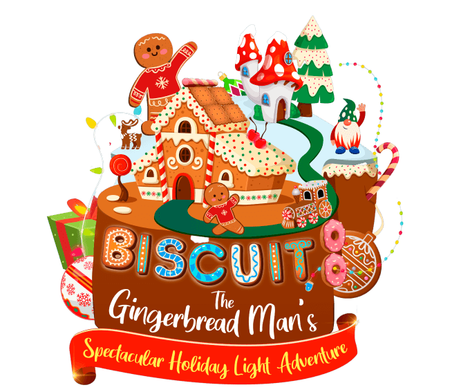 Gingerbread Man’s Holiday Light Adventure in Chino Hills, CA